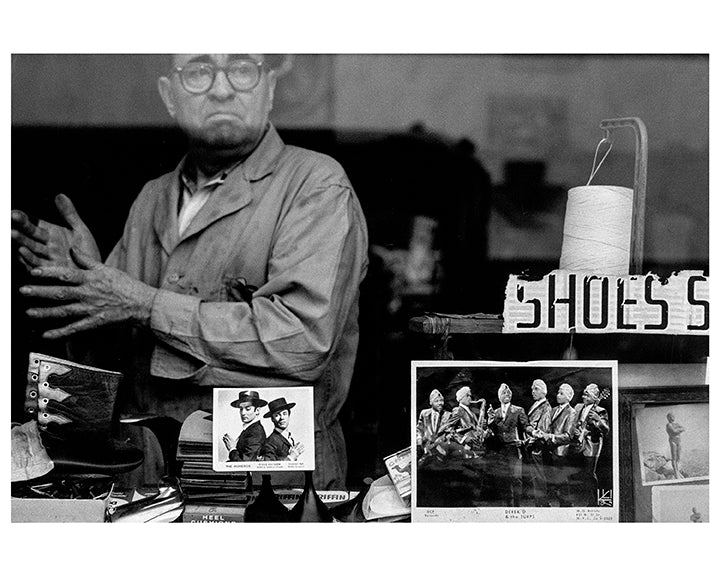 Shoe Smith Somewhere in New York City - 1959 — Old NYC Photos