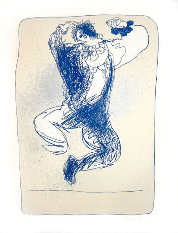 Limited Edition Vintage Print -Juan Garcia Ripolles - Arlequin Leaping ...