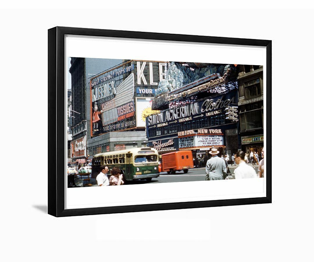 Times Square Simon Ackerman Clothes New York City 1951 Framed Photo ...