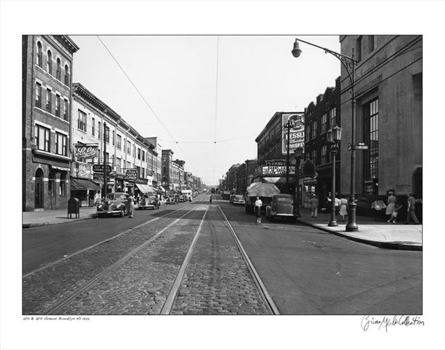 5th & 75th Street Brooklyn NY 1945 — Old NYC Photos