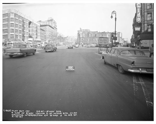 65th Street & Broadway (site of Lincoln Center) 1957 - Upper West Side ...