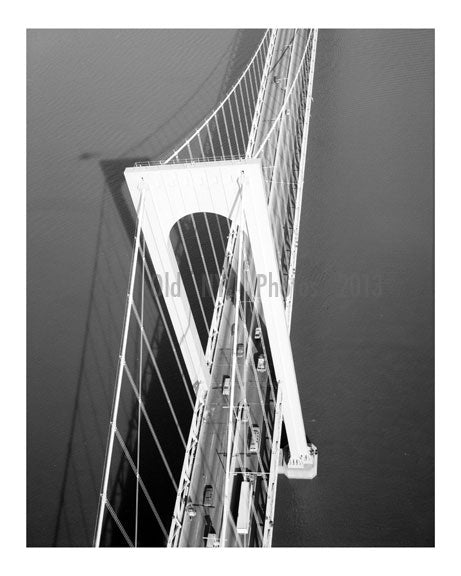 Axonometric Queens Tower - Bronx - Whitestone Bridge — Old NYC Photos