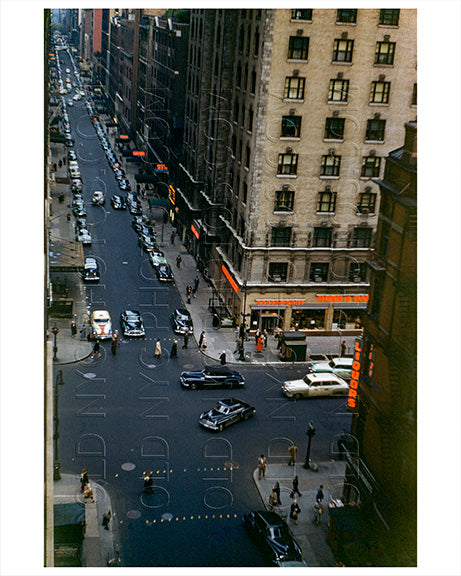 Broadway near Times Square 1954 — Old NYC Photos