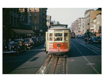Broadway Trolley — Old NYC Photos