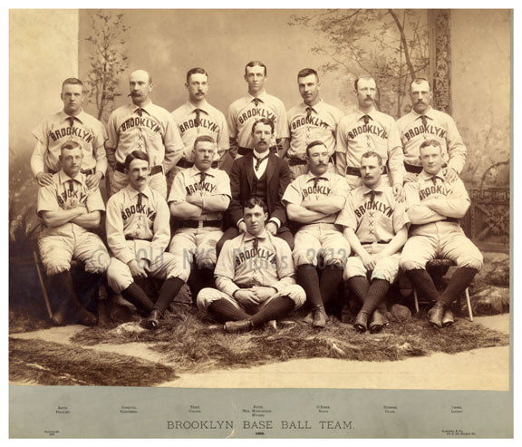 Brooklyn baseball 1889 — Old NYC Photos
