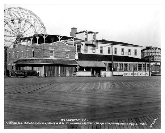 Coney Island Boardwalk Construction 1 — Old NYC Photos