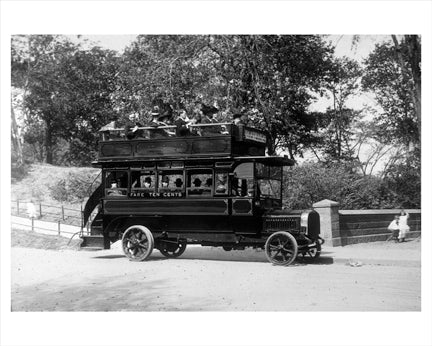 Double Decker Bus — Old NYC Photos
