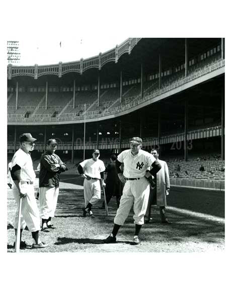Early 1950's Yankees at Yankee Stadium — Old NYC Photos