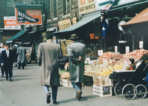 East Williamsbridge Road Bronx Shopping district 1950s — Old NYC Photos
