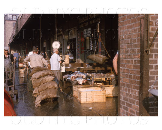 Fulton Fish Market Manhattan 1964 — Old NYC Photos