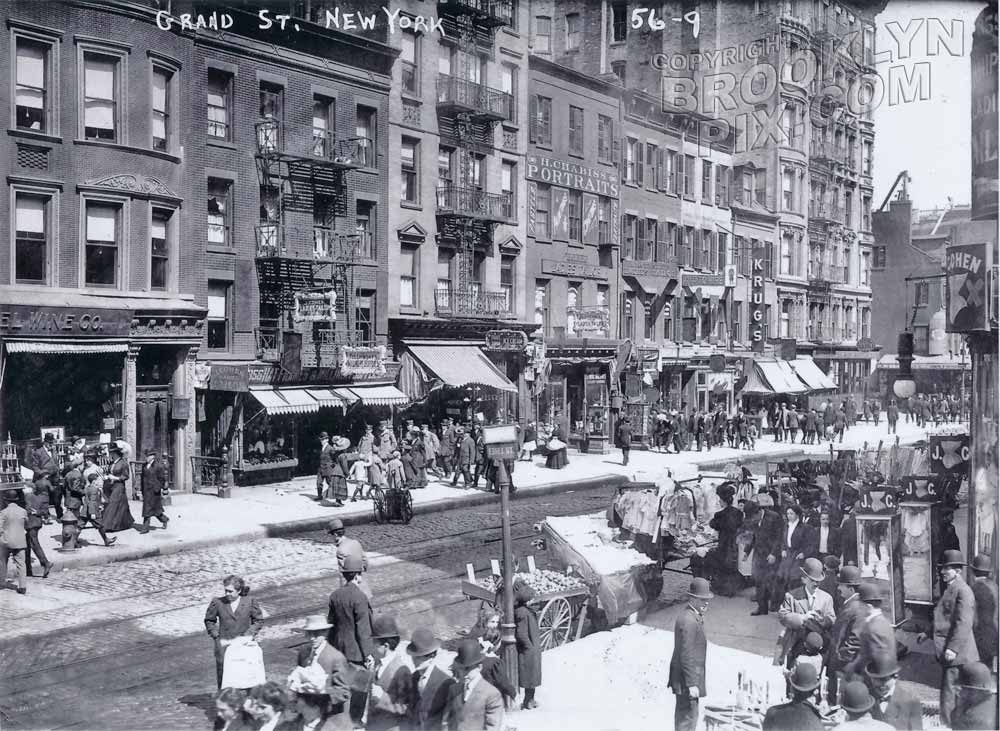 Grand Street east of Essex Street, 1909 — Old NYC Photos
