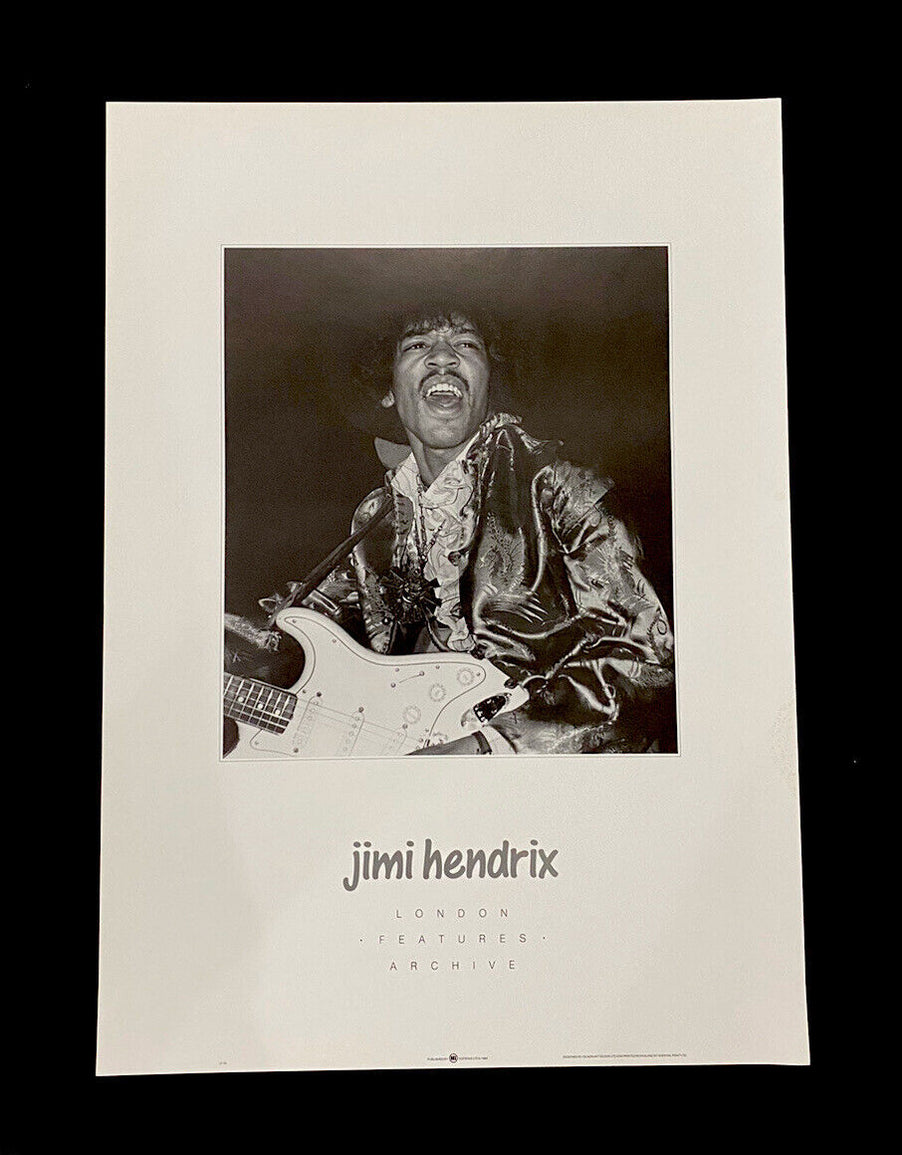 Jimi Hendrix London Vintage Poster — Old NYC Photos