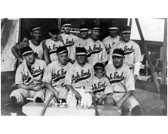 local baseball team 1930's — Old NYC Photos