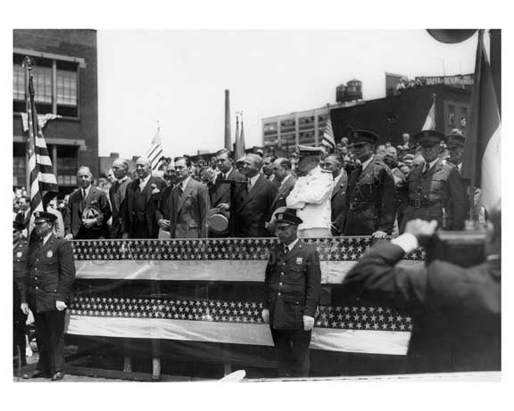Manhattan Bridge - New roadway opening 1931 - Brooklyn, NY — Old NYC Photos