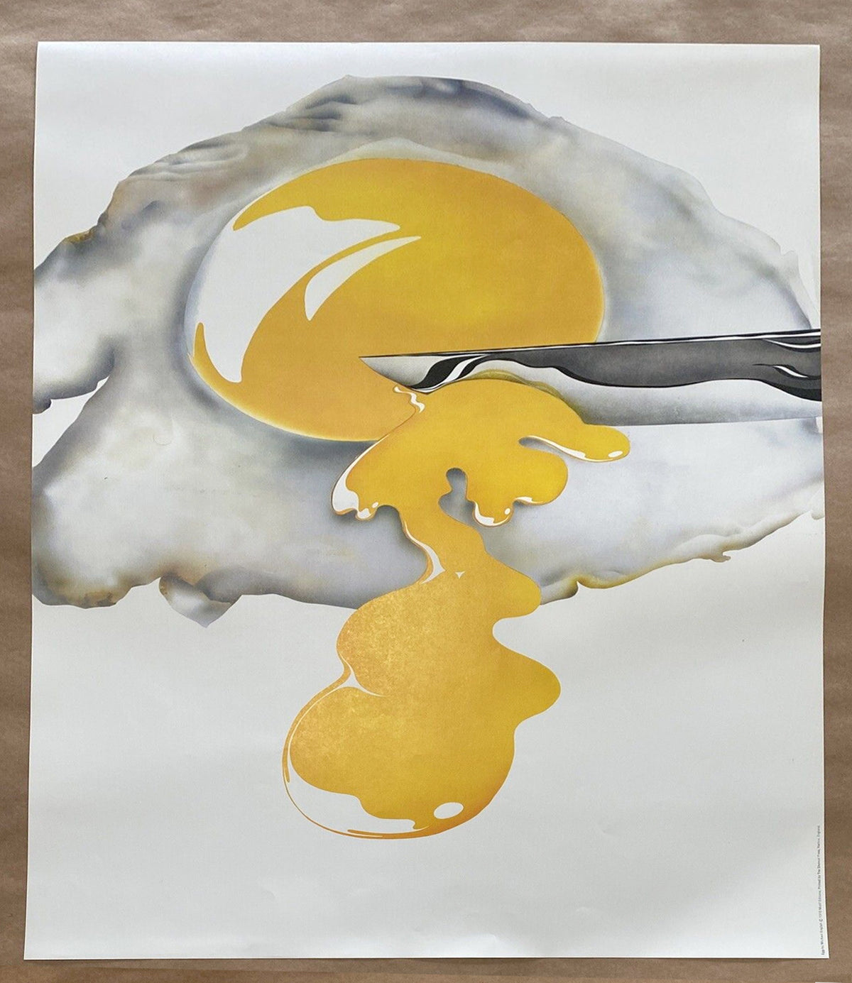 Michael English Vintage 1970 Fine Art Print Collectible Poster Egg ...