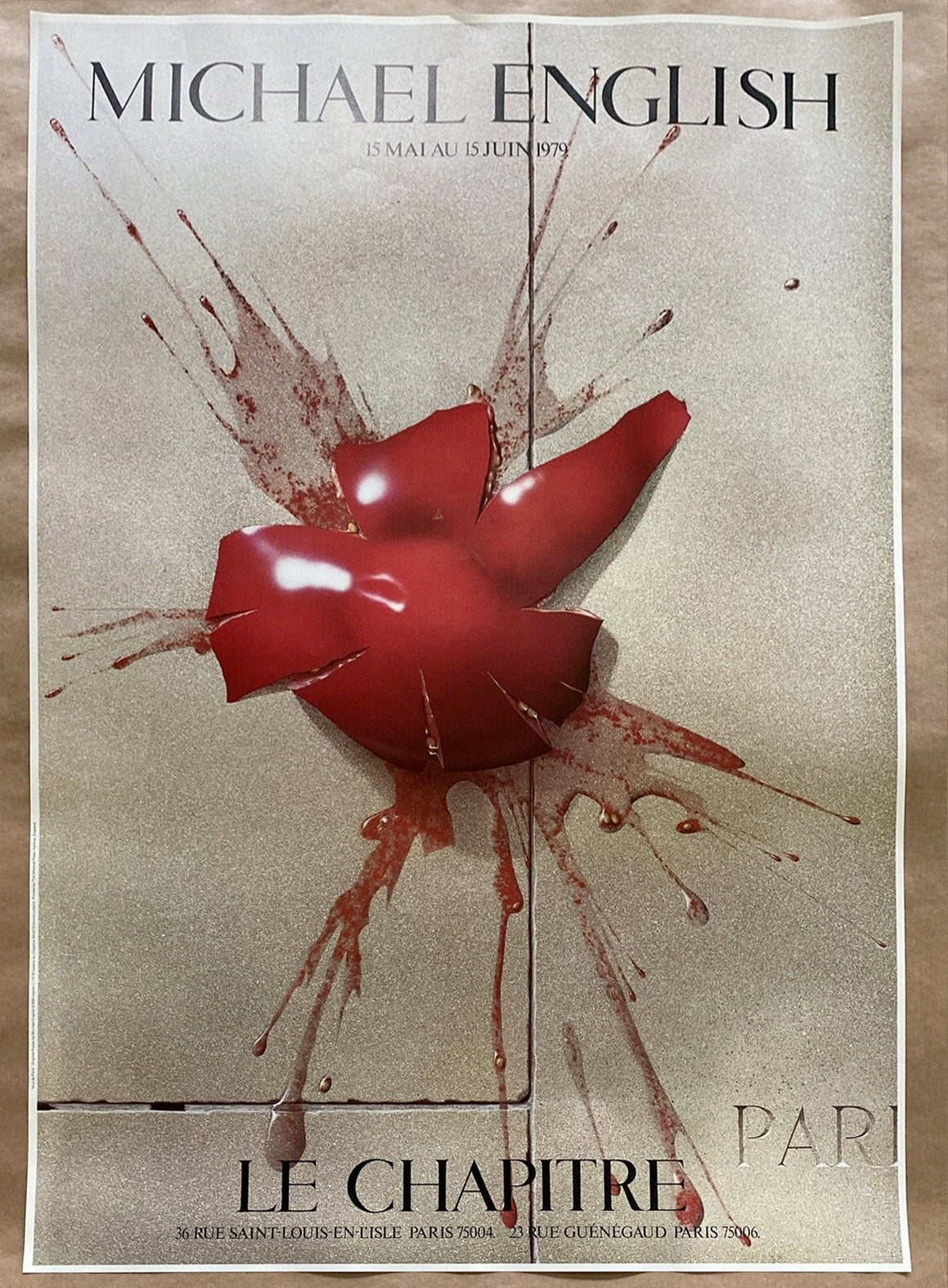 Michael English Vintage 1979 Fine Art Print Collectible Poster Le Chap ...