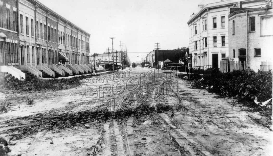 Nostrand Ave no. from Ave H to The Junction 1908; notorious Junction B ...