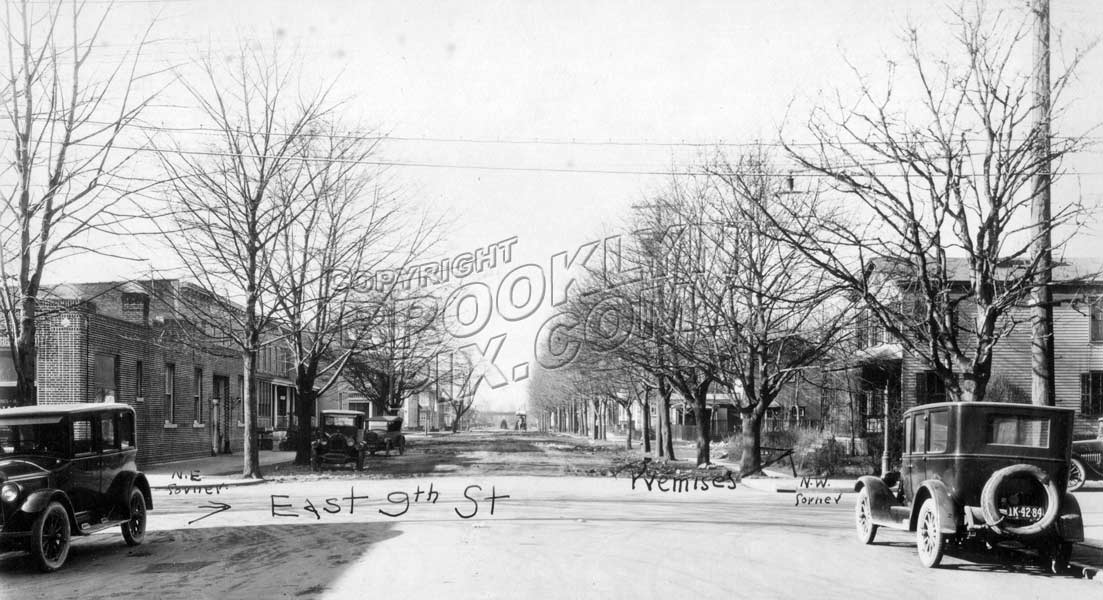 Quentin Road looking west to East 9th Street, 1926 — Old NYC Photos