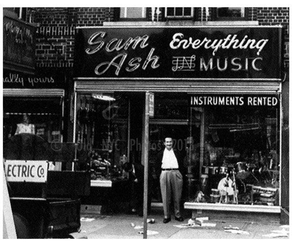 the Original Sam Ash — Old NYC Photos