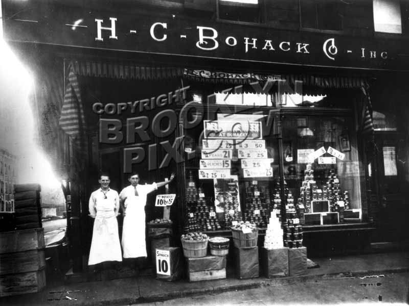 Typical Bohack's store in Bushwick, 1920 — Old NYC Photos